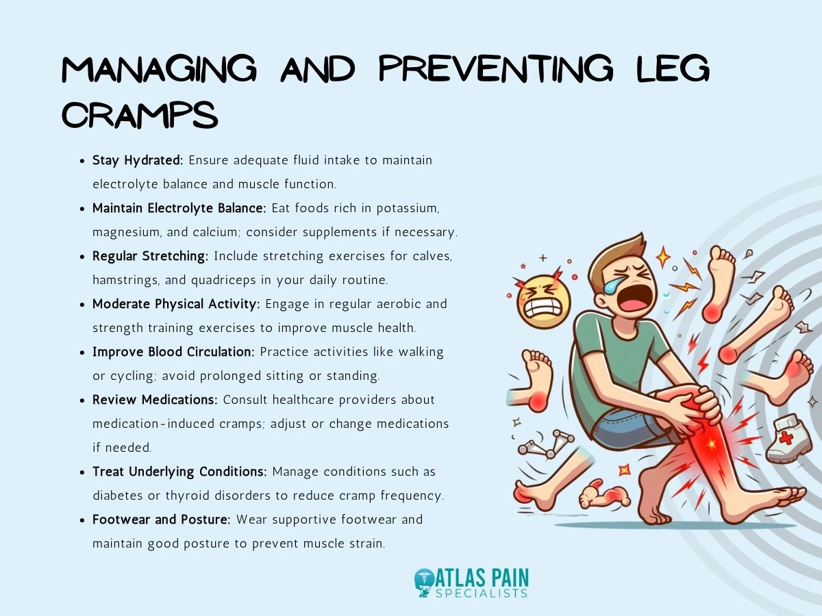 Understanding the Causes and Symptoms of Leg Cramps - Atlas Pain Specialists