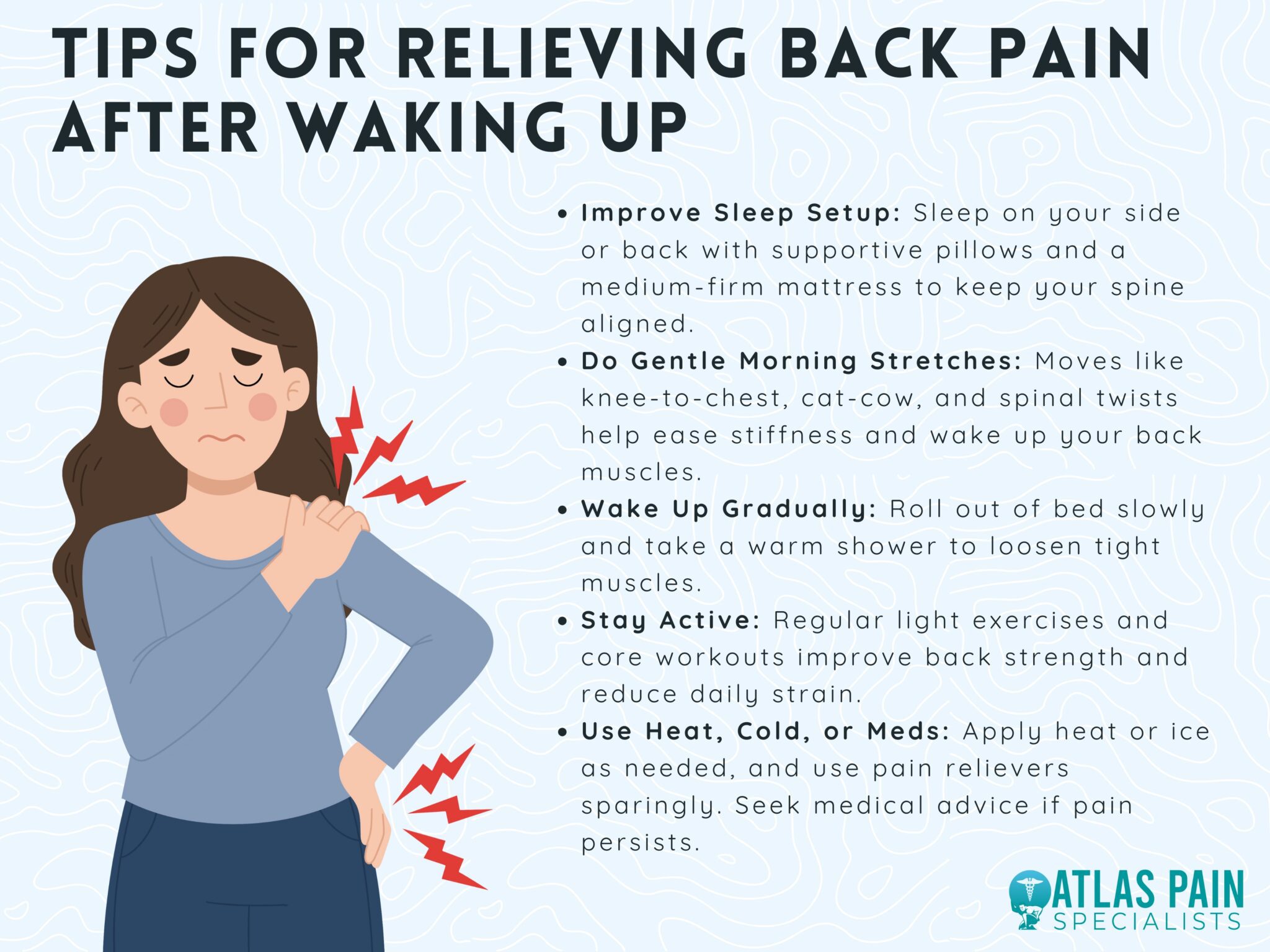 Tips for Relieving Back Pain After Waking Up