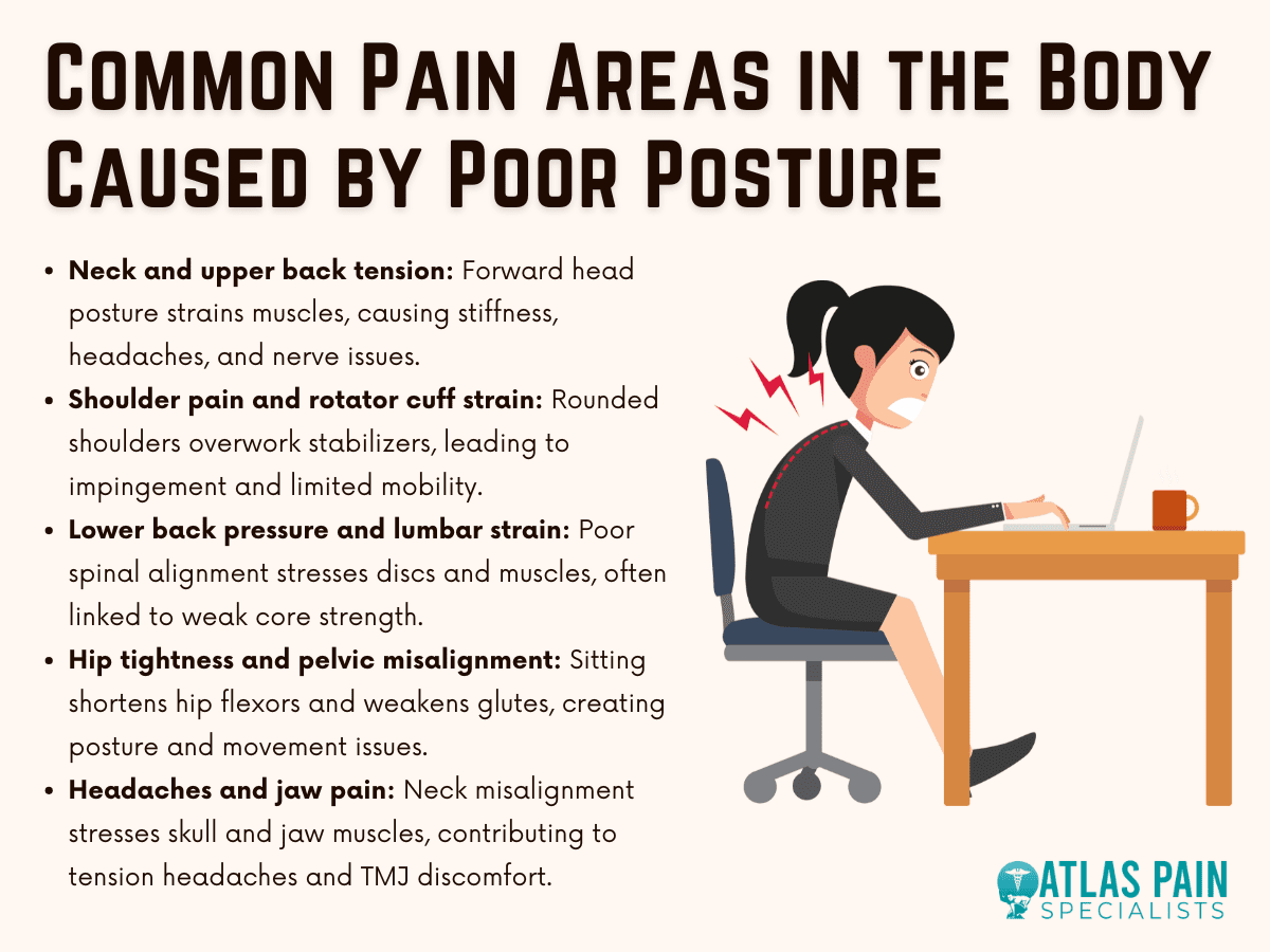 Poor Posture Pain Areas: Where You Might Feel It - Atlas Pain Specialists